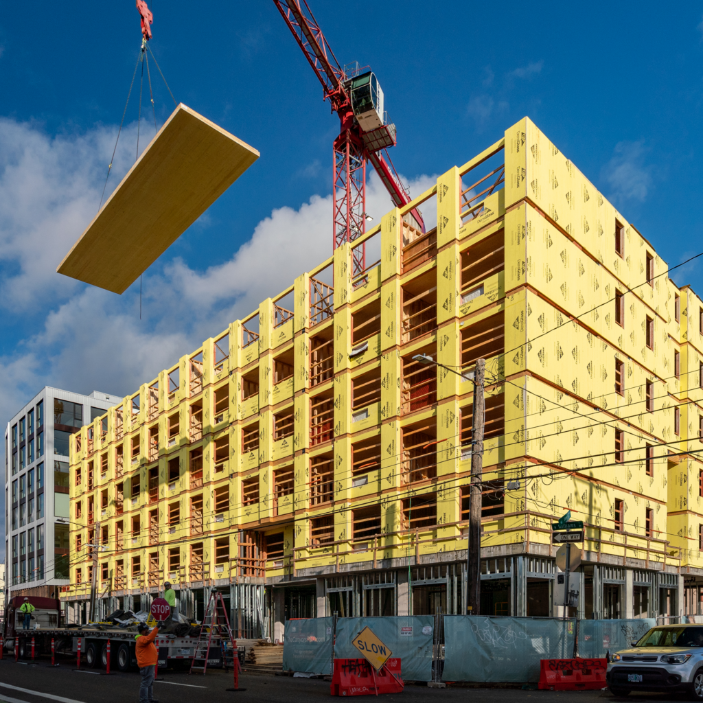 Cross-Laminated Timber at The Canyons - R&H Construction