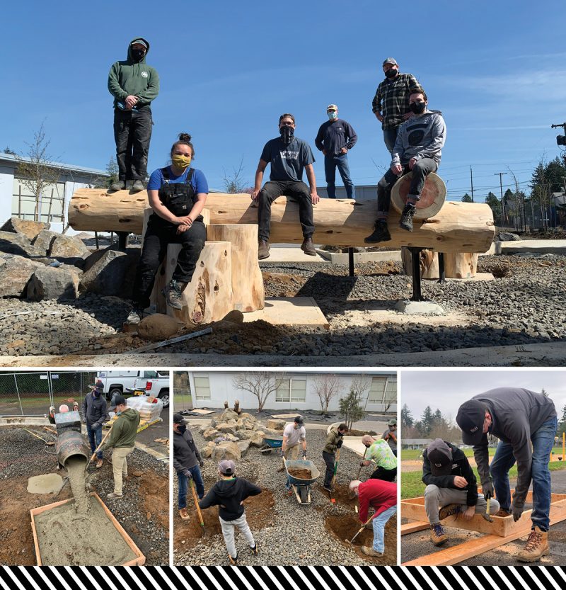 Digging In for Depave: Bringing Nature Back to Powell Butte Elementary - R&H Construction